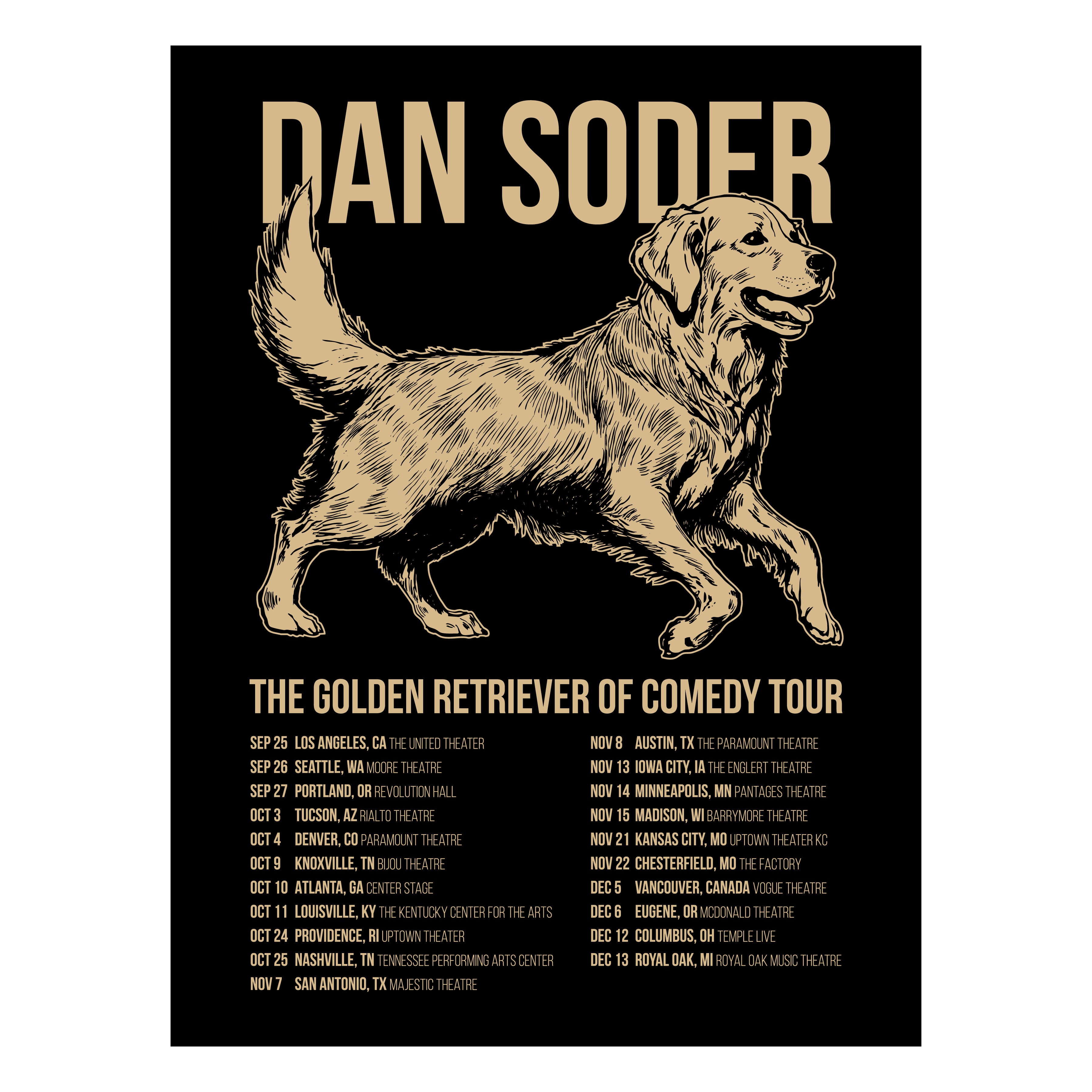 Golden Poster – Dan Soder Store